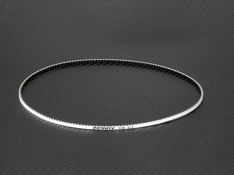 T104 - FRONT LOW FRICTION DRIVE BELT 3x513mm – Inf1nity RC Cars